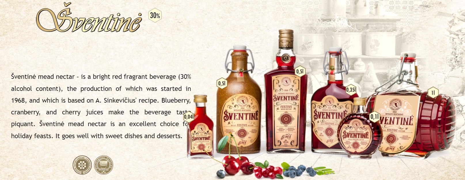 進口代理─立陶宛─「Lietuviškas Midus」蜂蜜酒、軟性飲品|IEAT全球貿易商機 - 台北市進出口商業同業公會